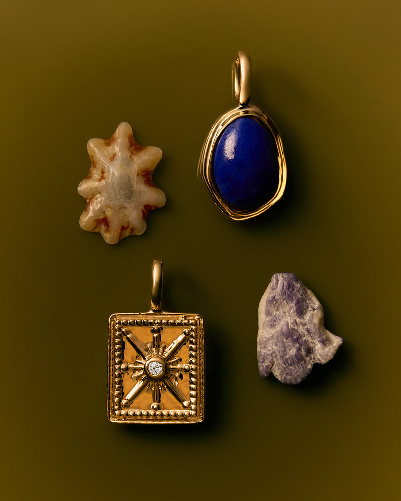 TRUE NORTH CHARM (9K GOLD) – KIRSTIN ASH (United States)