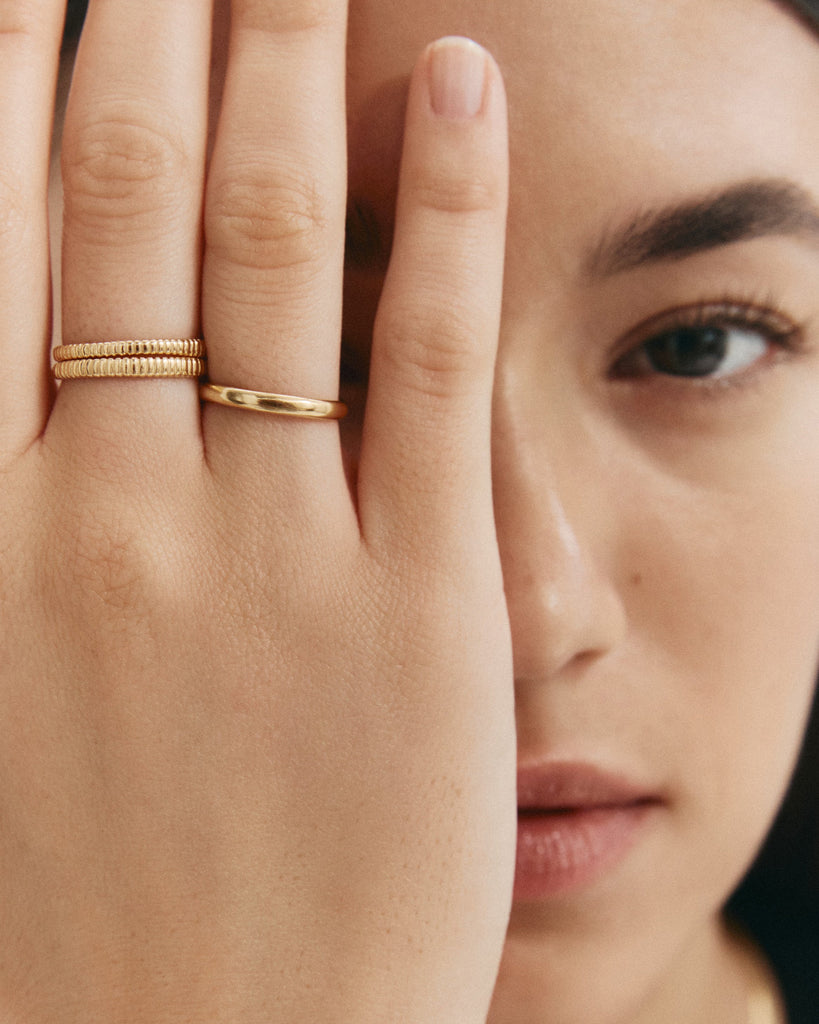 INDIGO RING (18K GOLD VERMEIL) – KIRSTIN ASH (United States)