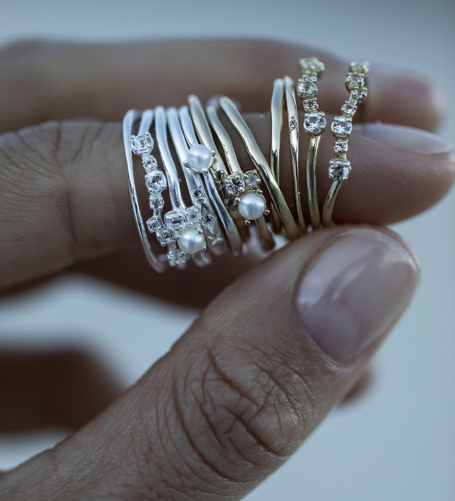 FIRST LIGHT RING (STERLING SILVER) – KIRSTIN ASH (United States)