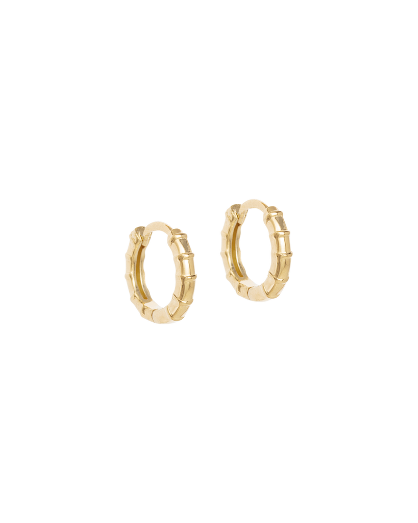 DECO HOOPS (18K GOLD PLATED) – KIRSTIN ASH (United States)