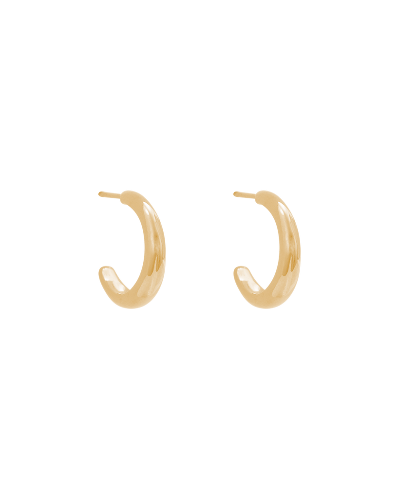 GRACE INFINITY HOOPS (18K GOLD PLATED) – KIRSTIN ASH (United States)